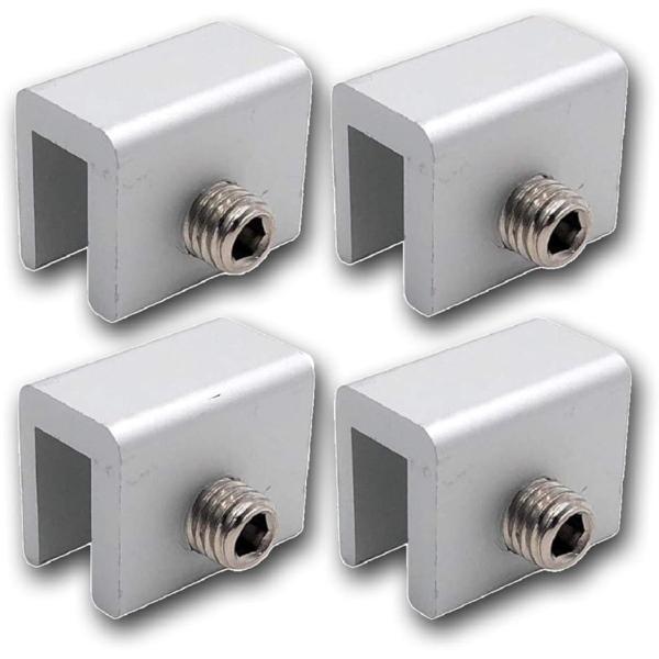 ・「１」防犯対策・安全対策に。お使い下さい。サッシ窓へ。固定具 4個セットです。・「２」サッシ窓のロックしたい場所に専用ネジを締めるだけで簡単に設置できます。・「３」少し開けた状態でサッシ窓を固定できますので、寝室、浴室、台所、トイレ等の換...