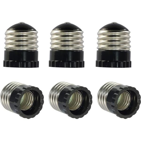 バリエーションコード : 2B6VYII1UN1、口金：E26＞E17への口金変換アダプタ。E26口金ソケットにE17口金の電球を簡単に変更するアダプター。2、パッケージ数量：2個， 6個/本体色：黒い/定格電流：1A/ 定格電圧：0-25...