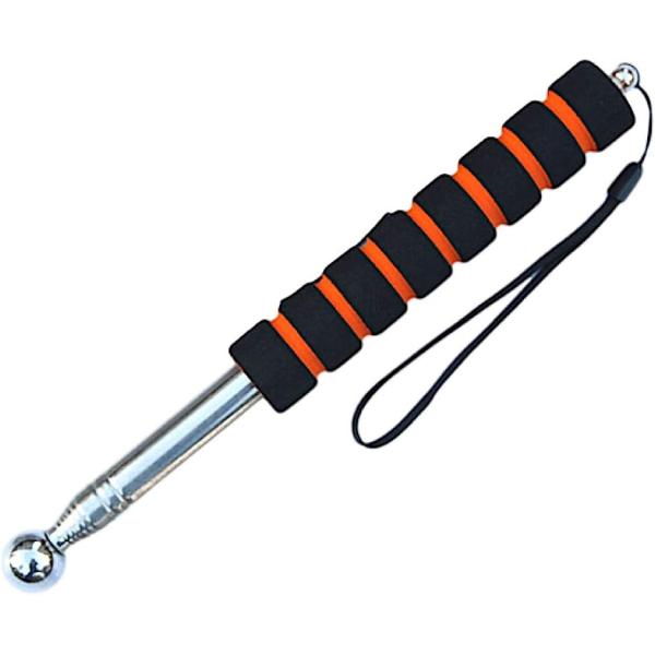 「外壁の検査に」コンクリートやタイルを叩いて調査する打診棒になります。下地から剥離しているのを確認でき、球体を壁面上で転がしたり、叩いたりして打音を発生させ確認することができます。「届きやすい伸縮式」金属製のため音が大きくなり浮き部分の調査...