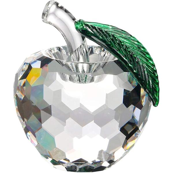 バリエーションコード : 2B2P21TFQK・リンゴ型クリスタル、クリア1個です。・太陽光に当てるとキラキラとしてとても綺麗なリンゴの置物です。・インテリアとしてもかわいいので、リビングの棚や玄関などに飾っても癒されます。・サイズ：50ｍ...