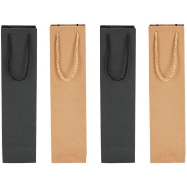 バリエーションコード : 2B8024JIPY・ワインボトルなど縦長サイズのペーパーバッグ。厚手のしっかりした素材ですので丈夫で繰り返しご利用できます。・シンプルでオシャレな手提げ袋です。紐も同系色でコーディネートしており、見た目も高級感が...