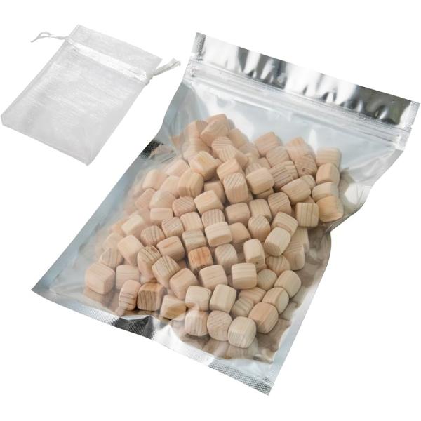 ・「材質」国産ひのき・「サイズ」1辺が約6〜10mm