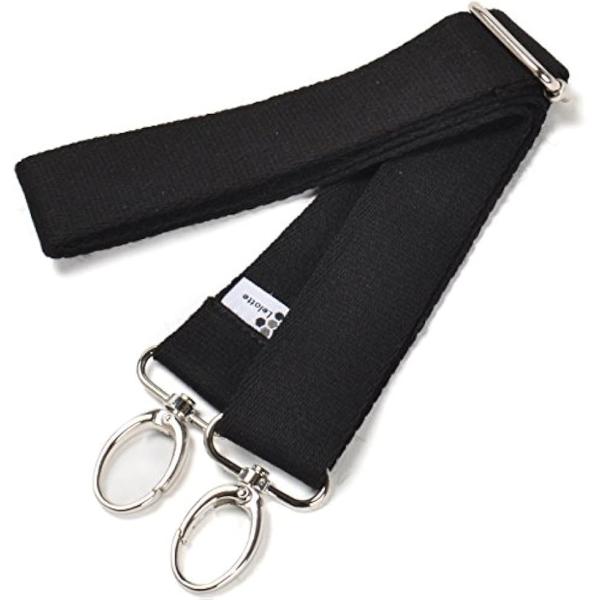 バリエーションコード : 2B8JI2PSIL金具の取り付けタブのあるショルダーバッグやビジネスバッグ、PCバッグ等に付け替えできるショルダーベルトです。コットン、ナイロン素材の二種類、金具のカラー3カラーをご用意。シンプルなデザインなので...