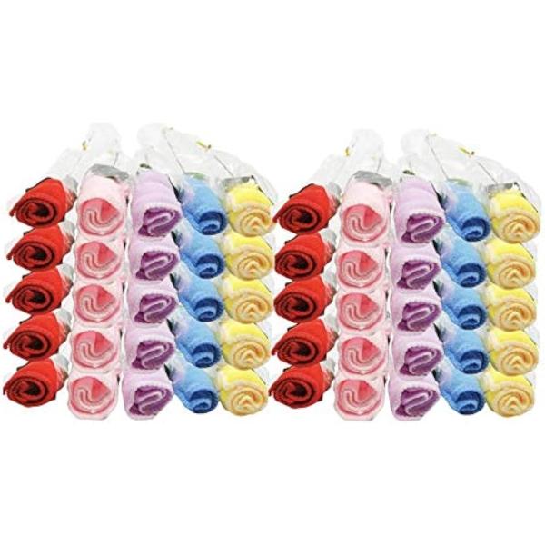 バリエーションコード : 2B8NT4J01T・ハンカチタオルできたバラの花束になります。・花びらを開けるとハンカチタオルとしてお使いいただけます。・結婚式や披露宴などのささやかなお礼のお品物、入学式や卒業式、引っ越しの挨拶などのプチギフト...