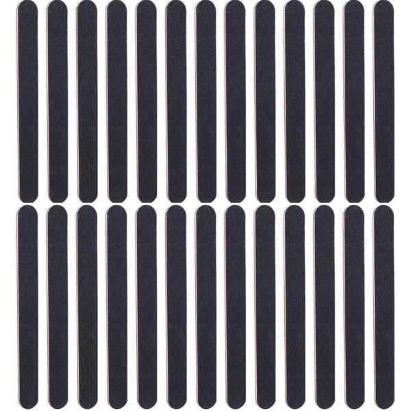 「100G/180Gの両面タイプ」100Gと180Gの両面が使えるネイルファイル26本セットです。ジェルネイルオフ前の表面削りや、自爪のファイリングなど用途に合わせて使い分けできます。「セルフネイルに使いやすい仕様」100グリッド面はジェル...