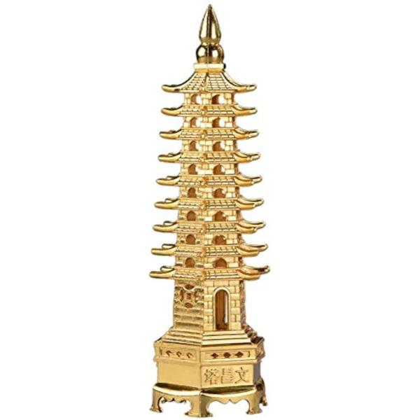 1.伝統的デザイン: 優美な金色の仏塔デザインで、アジアの伝統建築美を表現した精巧な置物です2.風水アイテム: 文昌塔は学業運と出世運を高める風水アイテムとして知られています3.高級感のある仕上げ: 輝かしい金色の表面処理により、上品で格調...