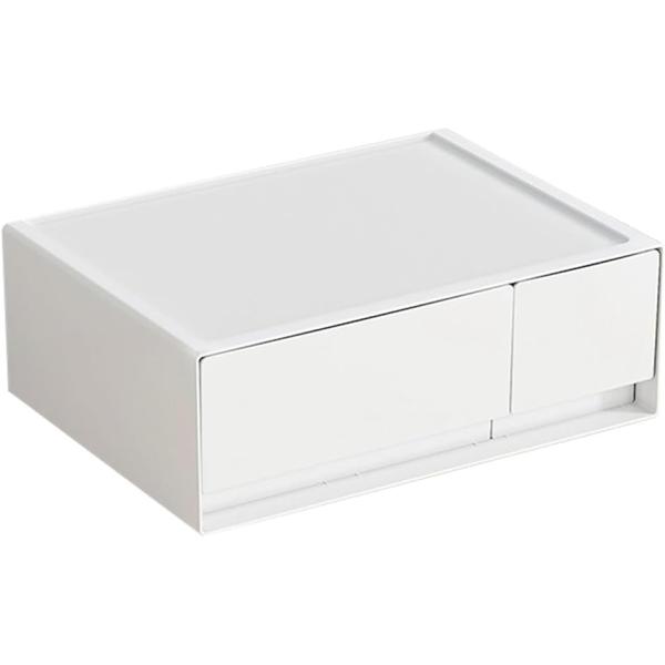 バリエーションコード : 2B90YWP9L1「デスク収納ボックス　小物整理に最適」 デスク周りの小物や文房具をすっきり整理できる収納ボックスです。幅23cm、奥行き17cm、高さ8cmのコンパクトサイズで、どんな場所にもフィットします。文...