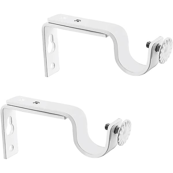 バリエーションコード : 2B93833CUWカーテンロッドブラケット2個セットです。直径約18mm〜約22mmに対応しています。お家のインテリアにも馴染みやすいデザインとなっています。壁からの距離も1.5cm程度の範囲で調節することができ...