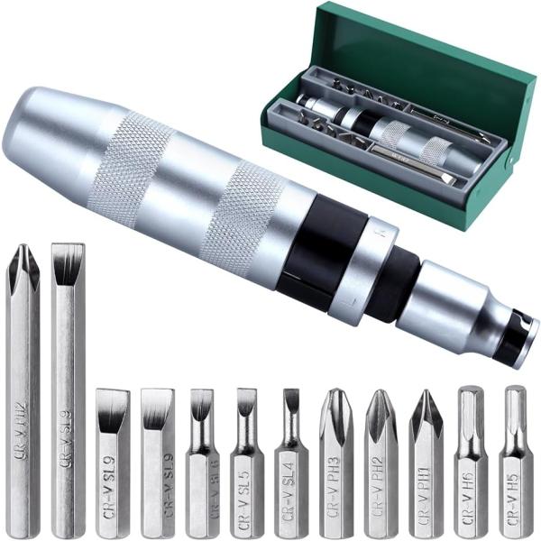 バリエーションコード : 2B93JF1SDU12PCSドリルビット:このハンドインパクトドライバーは、5PCスロットビット(長さ= 34mm)-SL4、SL5、SL6、SL9、SL9を含む12種類のサイズのCR-Vドリルビットを備えていま...