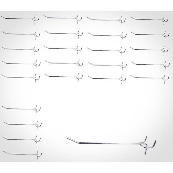 バリエーションコード : 2B9JYT8LV0穴に引っ掛けるだけで簡単に吊り下げ収納できる有孔ボード用T型フックx3本〜2000本のセットです。「サイズ」長さ5〜15cm（穴ピッチ25/30mm穴径4/5mm）詳細は画像をご確認ください。「...