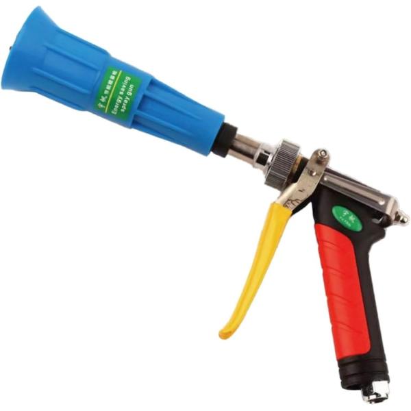 バリエーションコード : 2B94PLO8IR「果樹・野菜の防除に最適」 大型フード付きのミニ鉄砲ノズルは、果樹や野菜の防除・消毒に便利。手元操作で霧状から直噴まで自在に切替可能で、農薬をムラなく散布できます。家庭菜園からプロ農家まで幅広く...