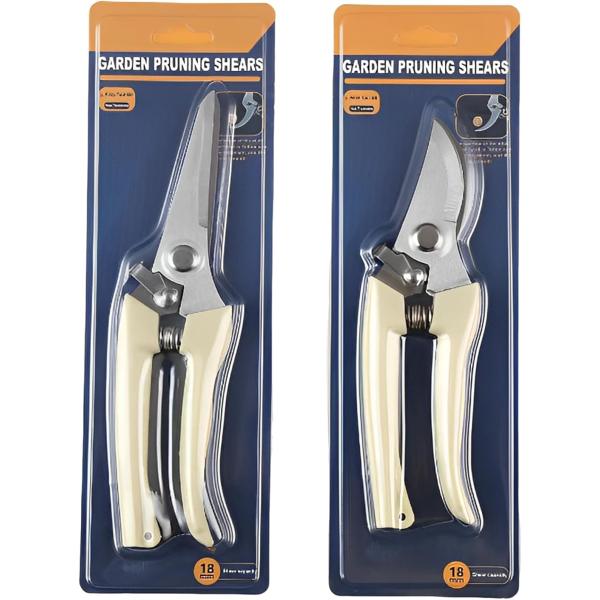 「高品質ステンレス鋼」刃先は防錆性に優れた高耐久のステンレス鋼素材で、高品質の切れ味を長時間保つことが可能。細い枝から太い枝まで幅広いサイズに対応し、園芸用品やDIY用品として重宝するアイテムです。「握りやすいハンドル」手にフィットしやすい...