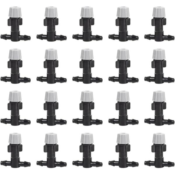 20個の高品質プラスチック製スプリンクラーヘッドとティージョイントが付属し、使いやすさが魅力です。軽量かつ耐久性があり、広範囲にわたる農業、芝生、庭、パティオ、温室などで活躍します。環境にやさしい素材で節水効果を発揮し、散水作業を効率的にサ...