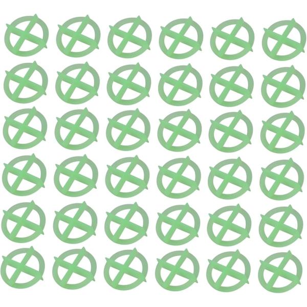 タイル工事に不可欠なアイテム：セラミックや石材タイルの施工に必要なのは、タイルスペーサーです。これは直径約2.8cmの円形です。目地幅や高さの調整に：このタイルスペーサーは、目地幅や高さを一貫して調整するのに役立ちます。3つのスペーサーを使...