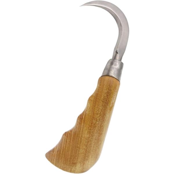 多目的に活躍するノンコ 手鉤: 荷物の引き寄せ、魚の締めなど、畳の張り替えから様々な用途に対応。使い勝手の良い16.8cmx6.2cm、90グラムのサイズ。木材とステンレススチール素材を採用しているため、錆びにくく耐久性抜群。握りやすく抜け...