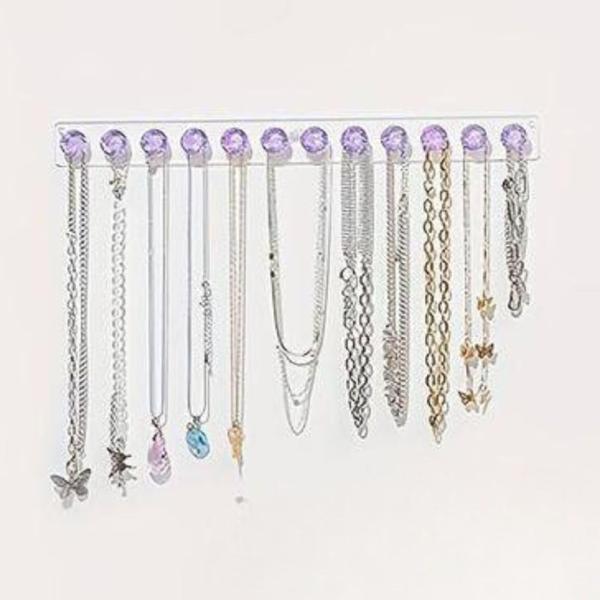 バリエーションコード : 2B9IFD14QN「ネックレスオーガナイザー」ネックレスを見せる収納でスタイリッシュなインテリアとしてお使いいただけます。ネックレスの他、指輪、ブレスレット、腕時計、イヤリング、鍵などの小物をかけてディスプレイし...