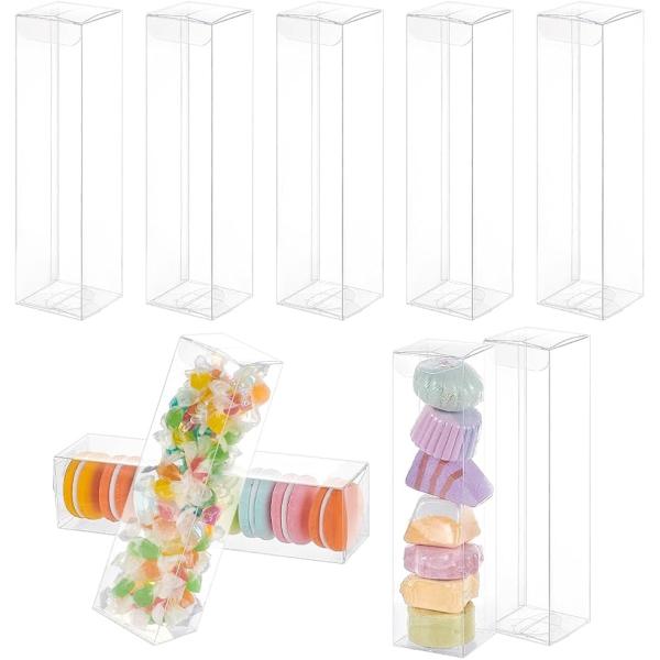 バリエーションコード : 2B98XU9HWVパッケージ内容：透明なギフトボックスが20個入っています。長さ約5cm、幅約5cm、高さ20cm、様々な用途や装飾のニーズを満たすのに十分です。素材：長方形のPVC透明ギフトボックスは高品質のP...