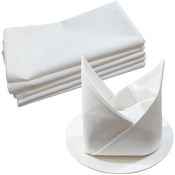 「食卓を格上げする布ナプキン」ホテルやレストランでも使用される業務用クオリティの綿ナプキン5枚セット。こぼれた飲み物や食べ物の液体をさっと拭き取り、テーブルを清潔に保ちます。シンプルな無地デザインは折り方次第で華やかさや個性を演出可能。パー...