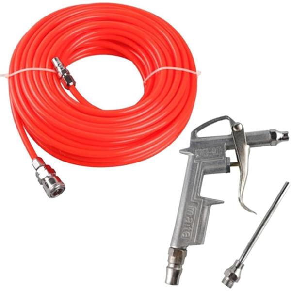 バリエーションコード : 2B9DIN0GKO「エアホース＆エアダスター」エアーホースとエアーダスターガンのセットです。工場、自宅、車の整備、DIY、オフィス、事務所、店舗など幅広くご利用いただけます。「エアーホース」10mのエアーホースと...