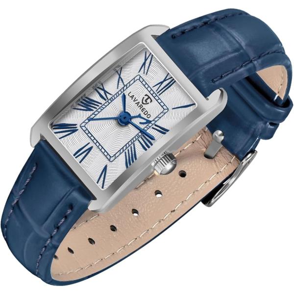 バリエーションコード : 2B9DWF3H5Yレトロな女性腕時計：クラシックでレトロなレディース腕時計、高品質の樹脂ガラス文字盤/レトロな長方形文字盤/洗練された革ベルトは、日常のシーンに適しており、パーティー、パーティー、結婚式の着用にも...