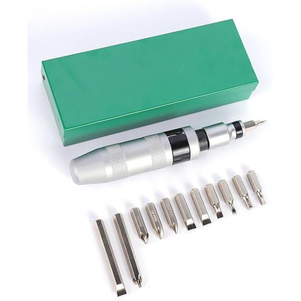 バリエーションコード : 2B935P15K3「多用途対応」 このショックドライバーセットは固着したネジや錆びたネジなめたネジなどあらゆる厄介なネジ問題を解決する、車やバイク機械のメンテナンスにも使え、12点セットの豊富なビットが様々な用途...