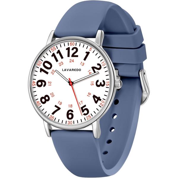 ［極薄のビジネスデザイン］直径38mm、厚さ0.68cmの極薄文字盤と滑らかな円枠のダイヤル、シンプルなデザインとカラー、ビジネススタイル、ユニセックスのデザインで、コーディネートがしやすい。［12/24時間制表示クォーツウォッチ］クラシッ...