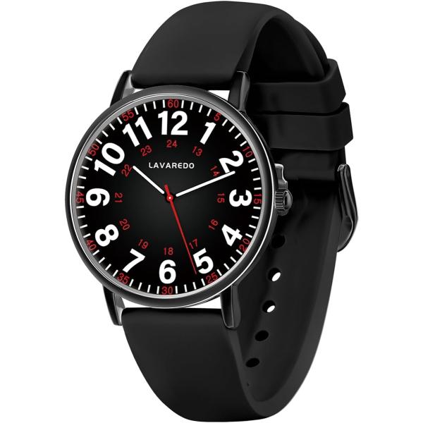 ［極薄のビジネスデザイン］直径38mm、厚さ0.68cmの極薄文字盤と滑らかな円枠のダイヤル、シンプルなデザインとカラー、ビジネススタイル、ユニセックスのデザインで、コーディネートがしやすい。［12/24時間制表示クォーツウォッチ］クラシッ...