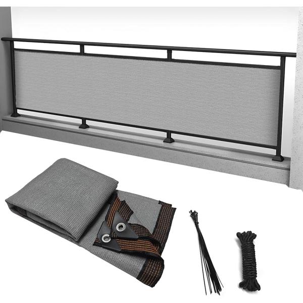 バリエーションコード : 2B9I1021XT「高密度のHDPE」この人気のベランダ 目隠し製品は高密度ポリエチレン（HDPE）生地を使用しており、紫外線に強い、色褪せや紫外線劣化に強い糸で織られた生地を使用，有害な紫外線を効果的に遮断しま...