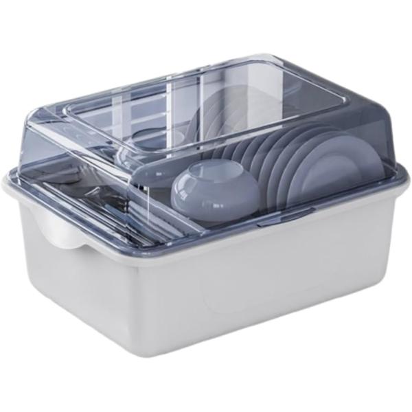 バリエーションコード : 2B9NCQIDQY「衛生的に保管できるボックス型哺乳瓶ラック」透明な蓋付きで、ほこりやゴミペットの毛、虫の付着を防ぎ、哺乳瓶を清潔に保管できます。密閉性が高く、赤ちゃんの食器類を安心して収納できる設計です。「2種...