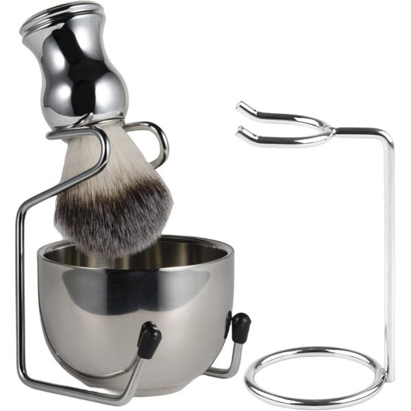 バリエーションコード : 2B998VV4U1プレミアム素材: 高品質のステンレス製のシェービングブラシスタンドと石鹸ボウルで、長期間使用できます。快適なシェービング: 高級のナイロン製のブラシは、肌に優しく、しっかりと泡立ちます。コンパク...