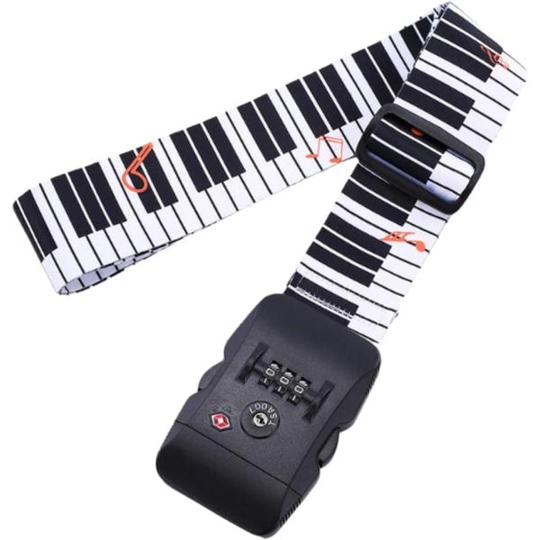 TSAロック搭載のスーツケースベルト: 特にアメリカ旅行に必須の公認ロックシステムで、セキュリティ検査時にスーツケースを開けることなく検査が可能で、3桁のダイヤルロックシステムで、不正開封を防止し、荷物を安全に保護することができます。暗証番...