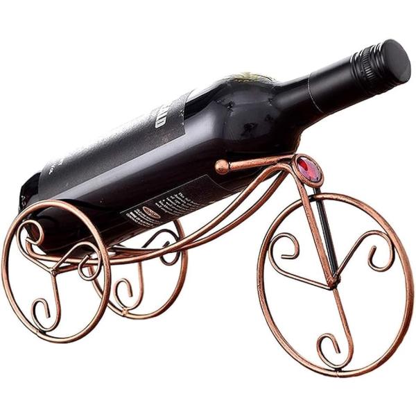 特別なワインをオシャレに置ける自転車型のワインホルダーです。お気に入りのボトルをインテリア感覚で飾ればオリジナルの空間が広がります。お家のインテリアやお店での展示用ディスプレイなど幅広くご利用いただけます。ワインと一緒にプレゼントしても喜ん...