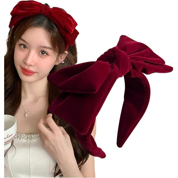 バリエーションコード : 2B9Q5UHSPO「ビッグリボンがかわいいカチューシャ」キュートな大きめリボンとベロア生地が上品な華やかさを演出するヘアバンドです。一つ加えるだけでトレンド感のあるヘアスタイルに大変身。「手軽にかわいいヘアアレン...
