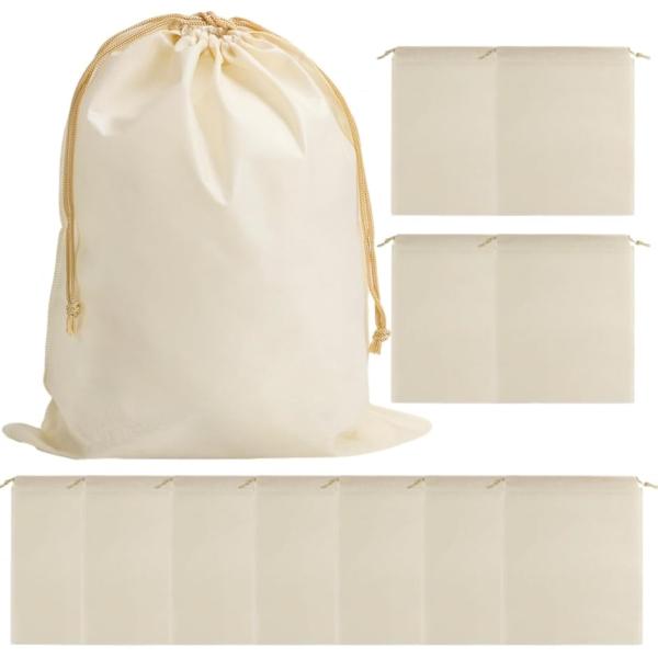 バリエーションコード : 2B9QK8TKFJ不織布で作られており通気性がとても良く、革製の鞄や靴・スニーカーなどを埃・カビ・湿気の籠りを防ぎながら清潔に保管できます。巾着型は開閉が簡単で物の出し入れがスムーズに行えるので旅行などの際にスー...