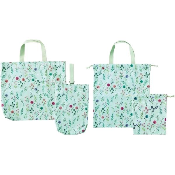 バリエーションコード : 2B9QQJ9D90サイズ：レッスンバッグ：約W40 D3 H32/上履き入れ：約W17 D4 H26/体操着袋：約W35 H40/給食袋：約W18 H22/ネームタグ付き/液温は40 ℃を限度とし、洗濯機で非常に...