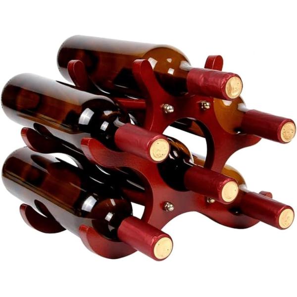 ワインを効率よく、お洒落に整理できるワインラックです。最大6本収納可能。女性でも簡単に組み立てることができます。シンプルなので、どんな空間にも溶け込むデザインになっています。インテリアに最適。お洒落にワインをディスプレイ。お店やご自宅にワイ...