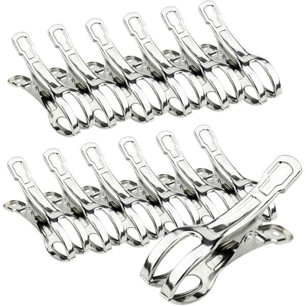 バリエーションコード : 2B9R0QSG0D「しっかりホールド 洗濯バサミ」高品質なステンレス素材の洗濯ばさみ小サイズ12個セットです。強力なバネとクリップ力で物干し竿やハンガーをしっかりホールドし、強風時も洗濯物やお布団が飛ばされる心配...