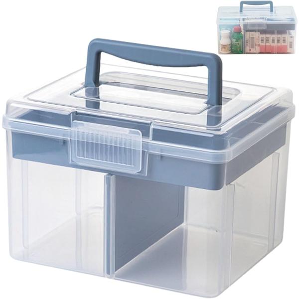 (大容量救急箱でしっかり収納)この大容量救急箱は、常備薬や救急用品をすっきりと整理するのに最適です。応急処置に必要な医薬品や道具を一箇所にまとめて収納でき、家庭やオフィス、アウトドア、防災用としても活躍します。医療用ではなく、日常的な薬品管...