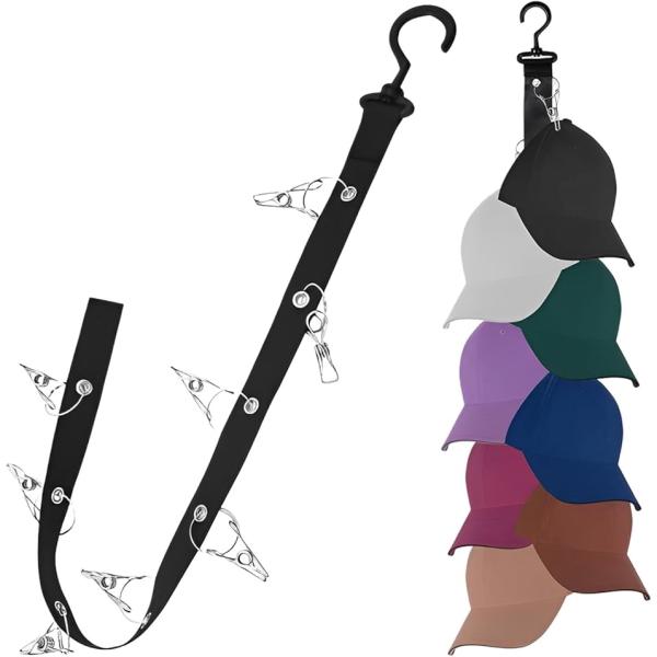 「360度回転フック」ハンガーのフック部分は360度回転タイプとなっており、帽子が探しやすくクローゼット収納にとても便利です。クリップ式で帽子の取り外しも簡単なので、整理整頓が苦手な方にもおすすめ。「コンパクト設計」軽くて柔らかい素材なので...