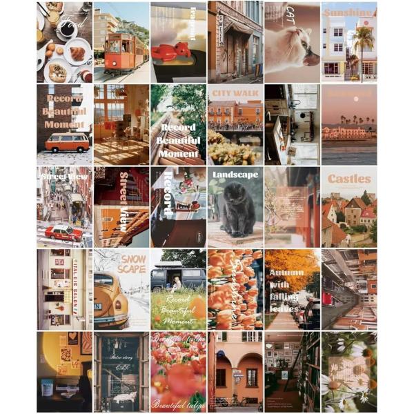 バリエーションコード : 2B9ST30G5K「海外の美しい風景とレトロなデザインが楽しめるポストカード30枚セット」まるで美術館にいるかのようなアートな世界観を、ポストカードで気軽に楽しめる30枚セット。北欧や韓国の洗練されたデザイン、海...