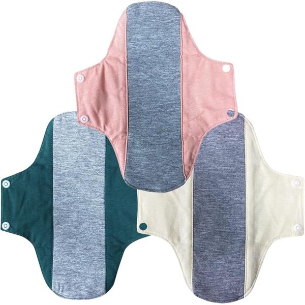 バリエーションコード : 2B9WSYC855「柔らかいコットン」高品質の純綿で作られた洗える生理用ナプキンは、デリケートな肌を守ります。「ボタンデザイン」簡単に開閉できる翼のボタンスナップは、漏れを防ぎます。旅行やアウトドアに最適です。「...