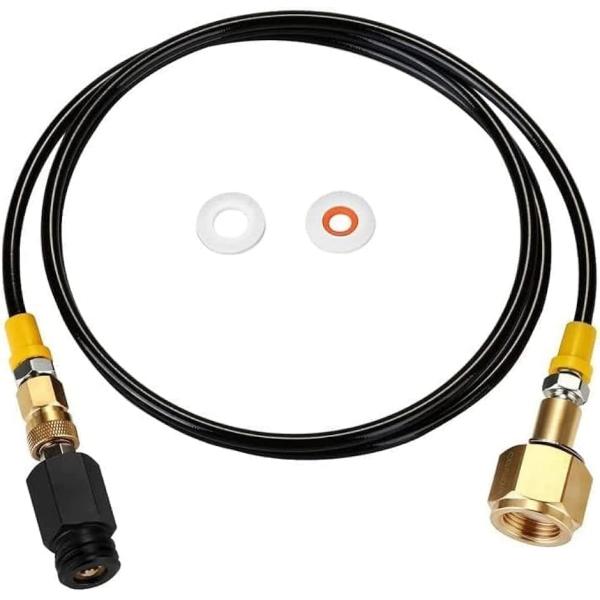 ソーダマシン用の外部ホースアダプターキットは、炭酸飲料の製造をより便利で経済的にするためのホースです。・ねじ込み式シリンダー（ブルーシリンダー） ＊ピンクシリンダーは使用できません