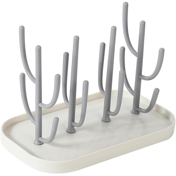 バリエーションコード : 2B9X0KI1NC「乾きやすい」風通しがよく短時間で沢山の哺乳瓶を乾かすことができる乾燥ラックです。引っ掛けられる場所が多く浮かした状態で干すことができるので、哺乳瓶のパーツが床に触れる心配がありません。「お手入...