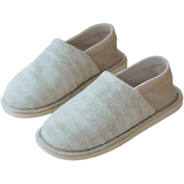 バリエーションコード : 2B9KO6JX51アッパー素材にはやわらかい素材を採用しているので、外反母趾の方でも楽に履けます。歩行時にフィットした状態で足に負担がかからず、快適に歩行ができます。「デザイン」かかとあり・つま先ありの室内用スリ...