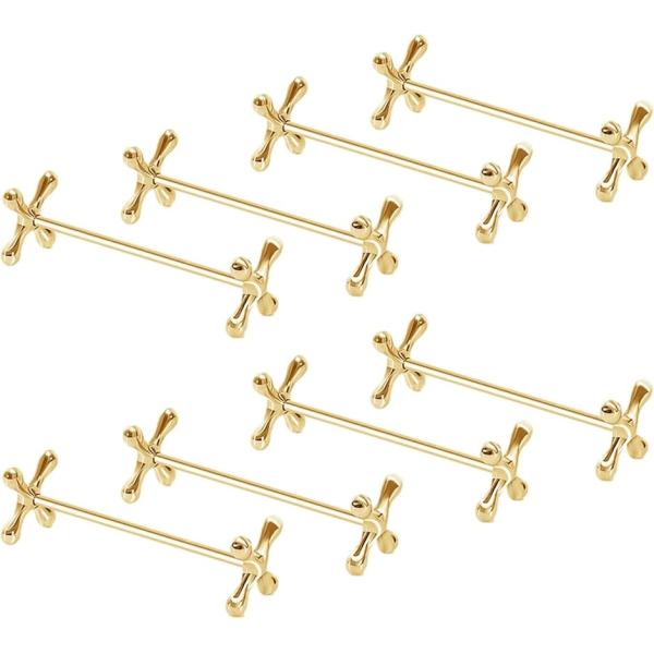 バリエーションコード : 2BJY1O8KFSラグジュアリーなカトラリーレストゴールド色8個セットです。Fine diningなどのレストランからご家庭の食卓まで華やかで贅沢な一時を演出するカトラリーレストです。材質は「亜鉛合金製」で、強度...