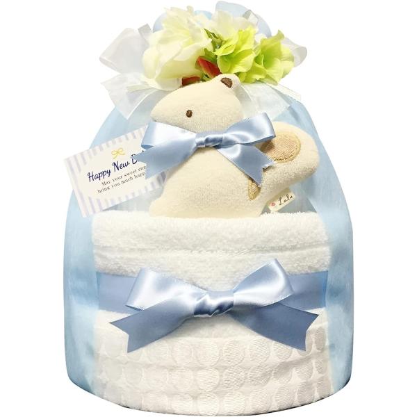 バリエーションコード : 2B985P5RTW出産祝いに最適な今治タオルのおむつケーキ: 今治タオルを使ったおむつケーキは、赤ちゃんへの特別な出産祝いとして人気があります。やわらかさと吸水性に優れた今治タオルは、男の子の出産祝いにぴったりで...