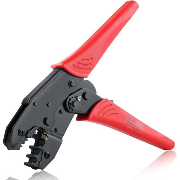 「用途」電化製品の修理、家庭用回路の修理、自動車用回路の接続など、回路の接続に関するあらゆることに使用できます。(緑) 0.5mm2〜1.5mm2・(青)1.5mm2-2.5mm2・(黄)4.0mm2〜6.0mm2「デザイン」新ラチェット機...