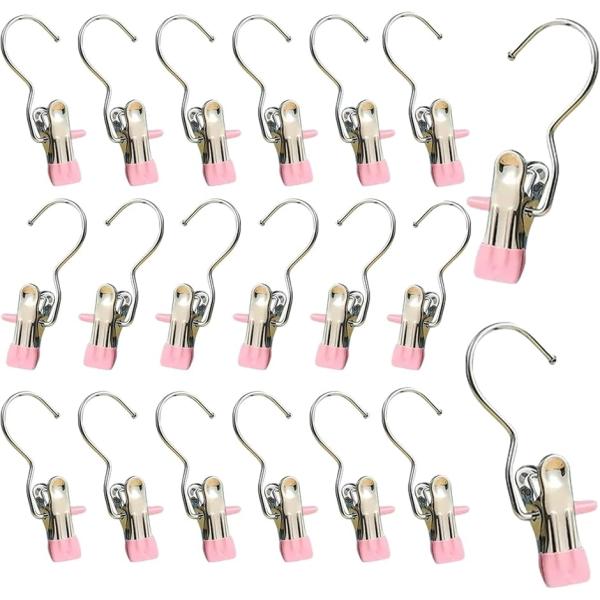 バリエーションコード : 2BJ3CG1FDV・強力グリップ クリップ20個セットです。カラーはブラック、ベビーピンク、ライトグリーンの3種からお選びいただけます。キャップやソックス、靴、小物などなど様々な物を吊るして干したり吊下げ保管する...