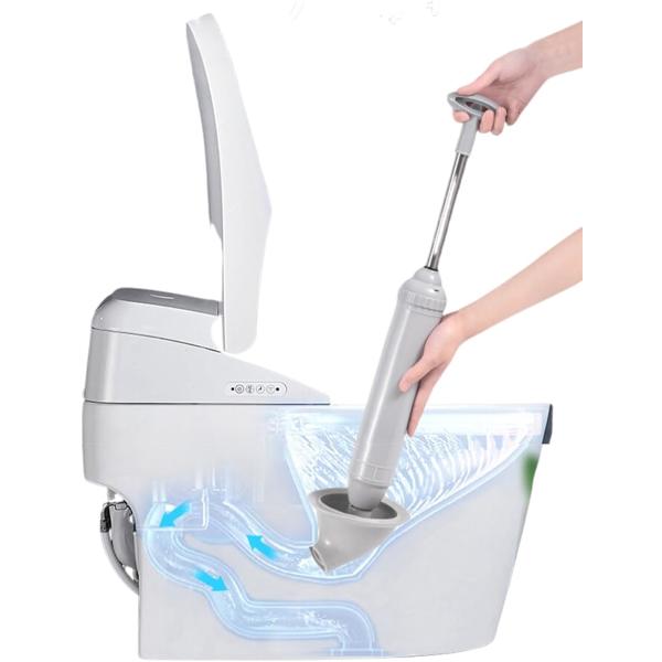 「ぴったりフィット」洋式トイレ専用設計のラバーカップです。先端部分は柔らかいラバー素材なのでフィットして空気を逃しにくいです。「水の跳ね返りを抑える構造」水の跳ね返りを抑える構造になっているのも嬉しいポイントです。「使い方は簡単」空気が逃げ...