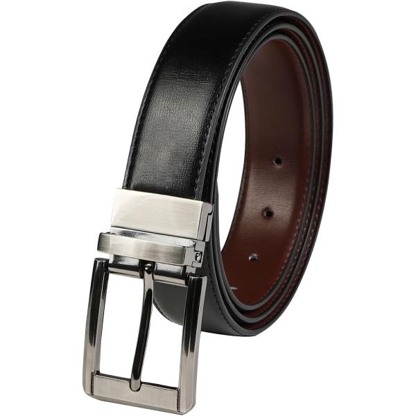 バリエーションコード : 2BJ2G1WJIW「高品質の本革ベルト」ulterra（ウルテラ）のリバーシブルベルトは、上質な本革を贅沢に使用しています。素材はきめ細やかな牛革で滑らかな手触りと上品な光沢を持ち、スーツスタイルなどのビジネスシ...